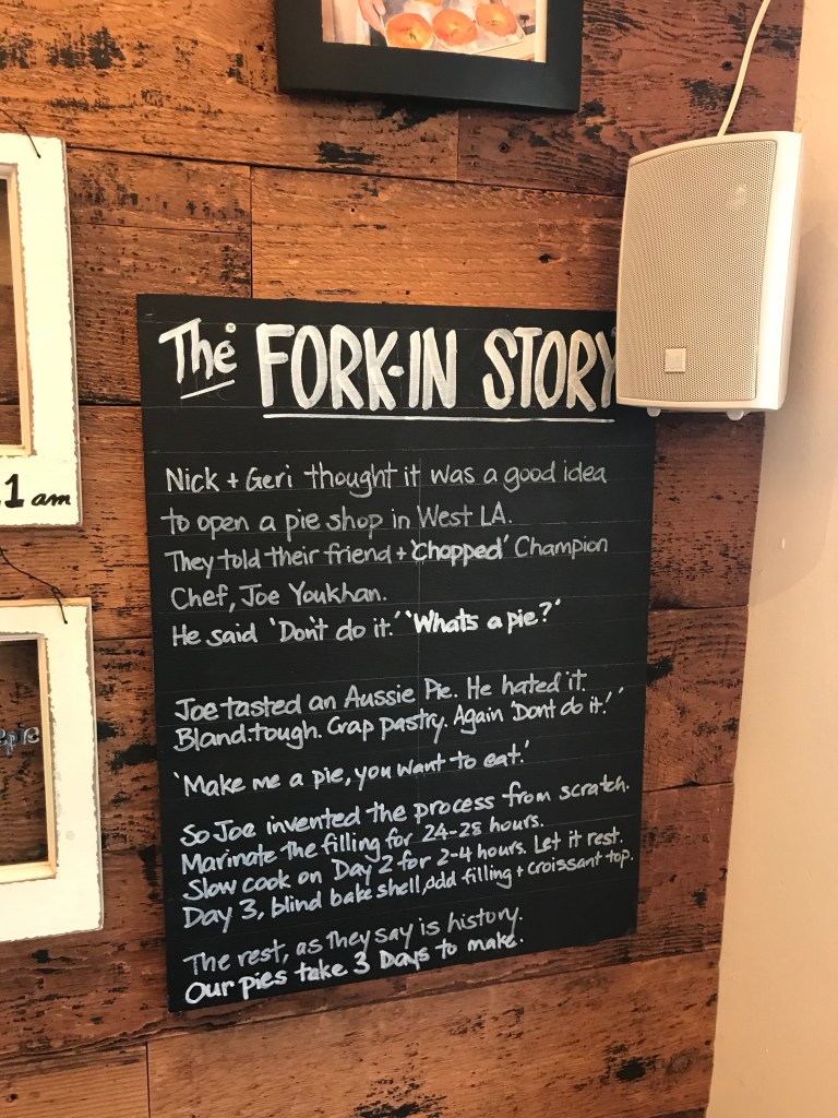 An Aussie icon: Fork-in Pies, Santa Monica LA – Jilltopia